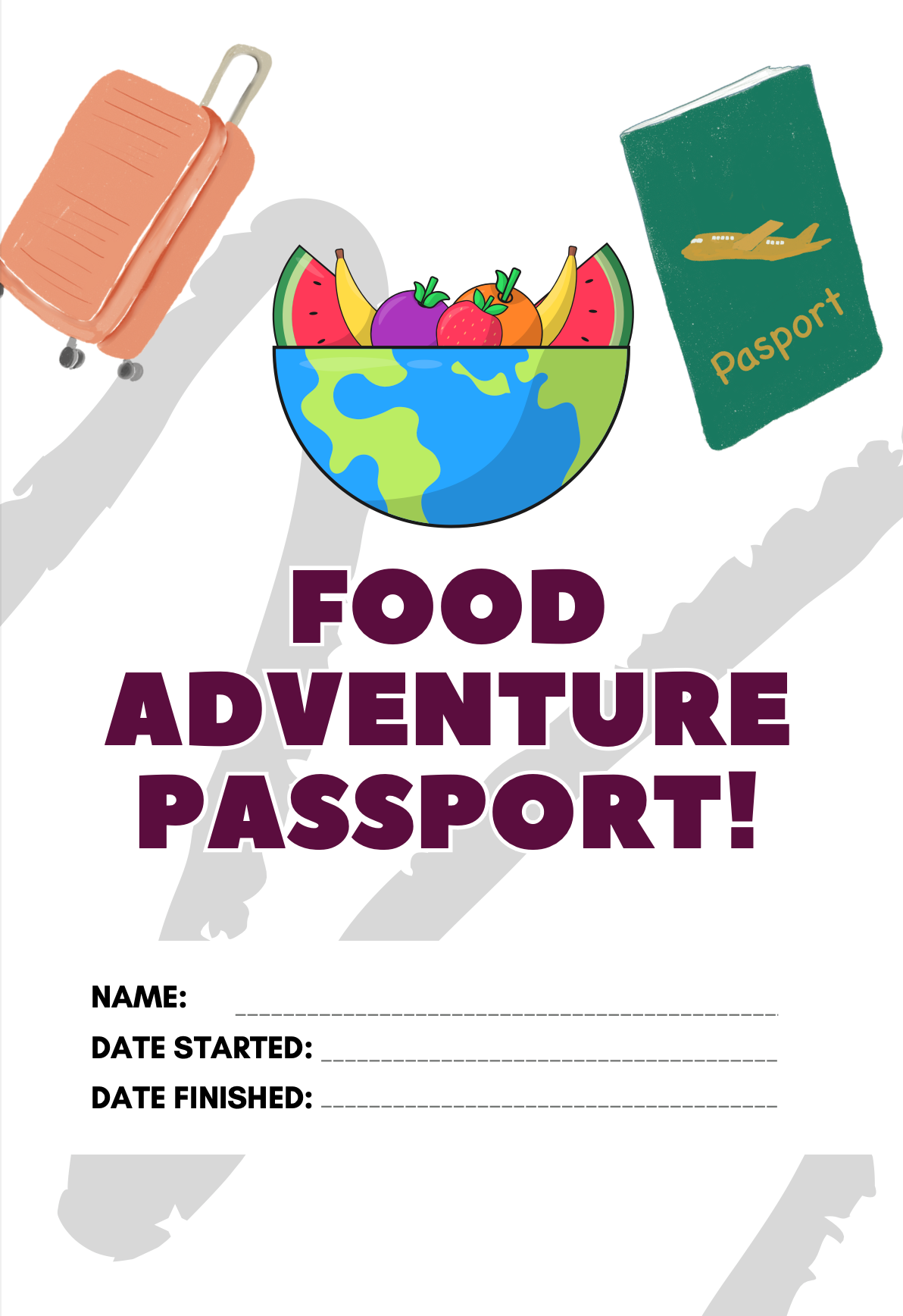 Food Adventure Passport – Food For Thought Therapy